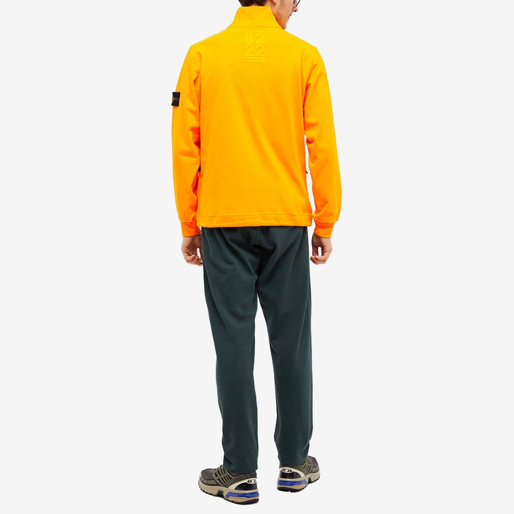 Stone Island 40th Anniversary Garment Dyed Half Zip Sweat Yellow | END ...