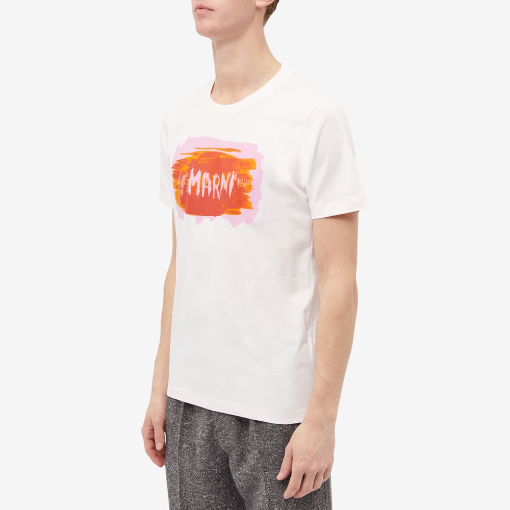 Marni Painted Logo Tee Light Pink | END. (US)