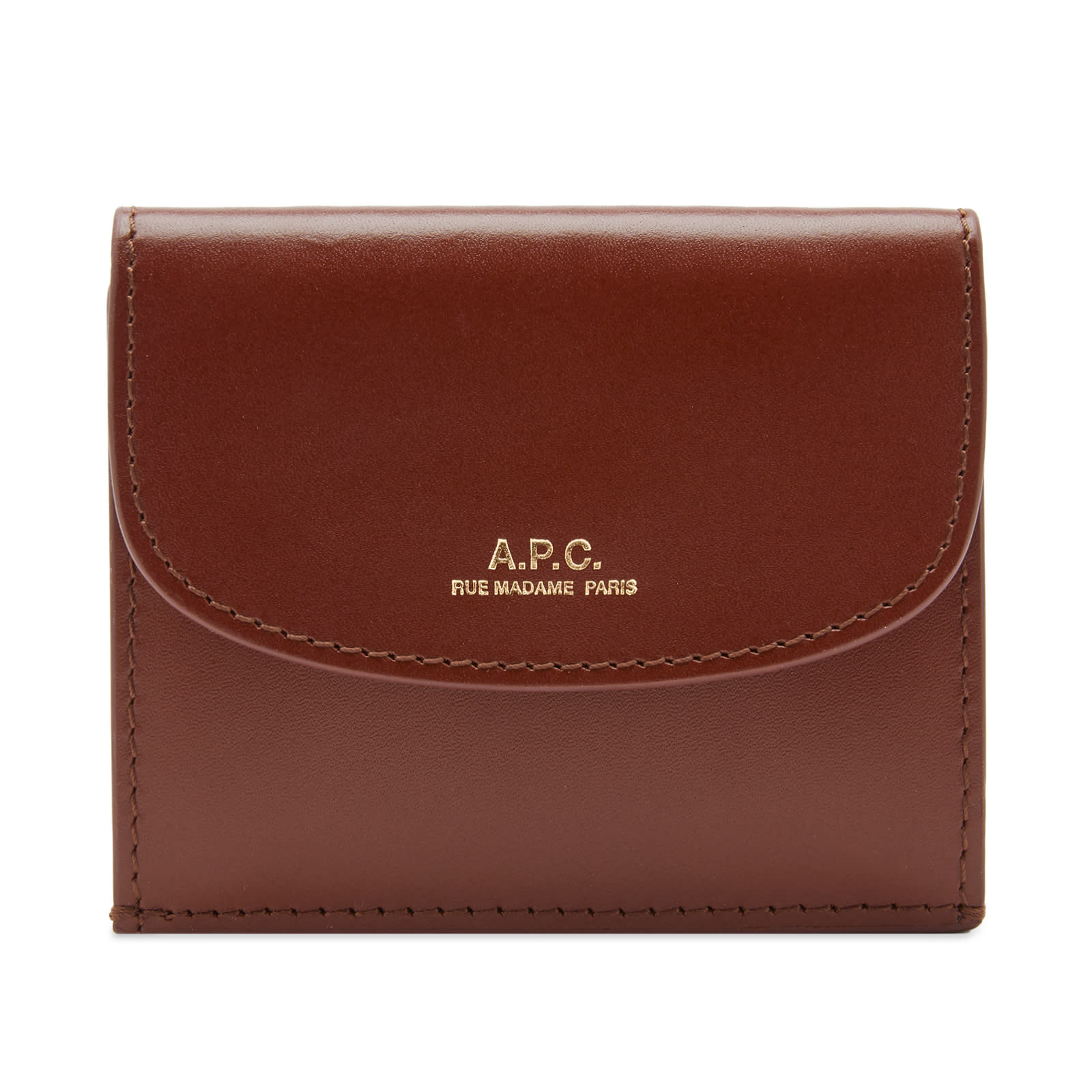 A.P.C. Geneve Trifold Wallet Noisette | END. (US)