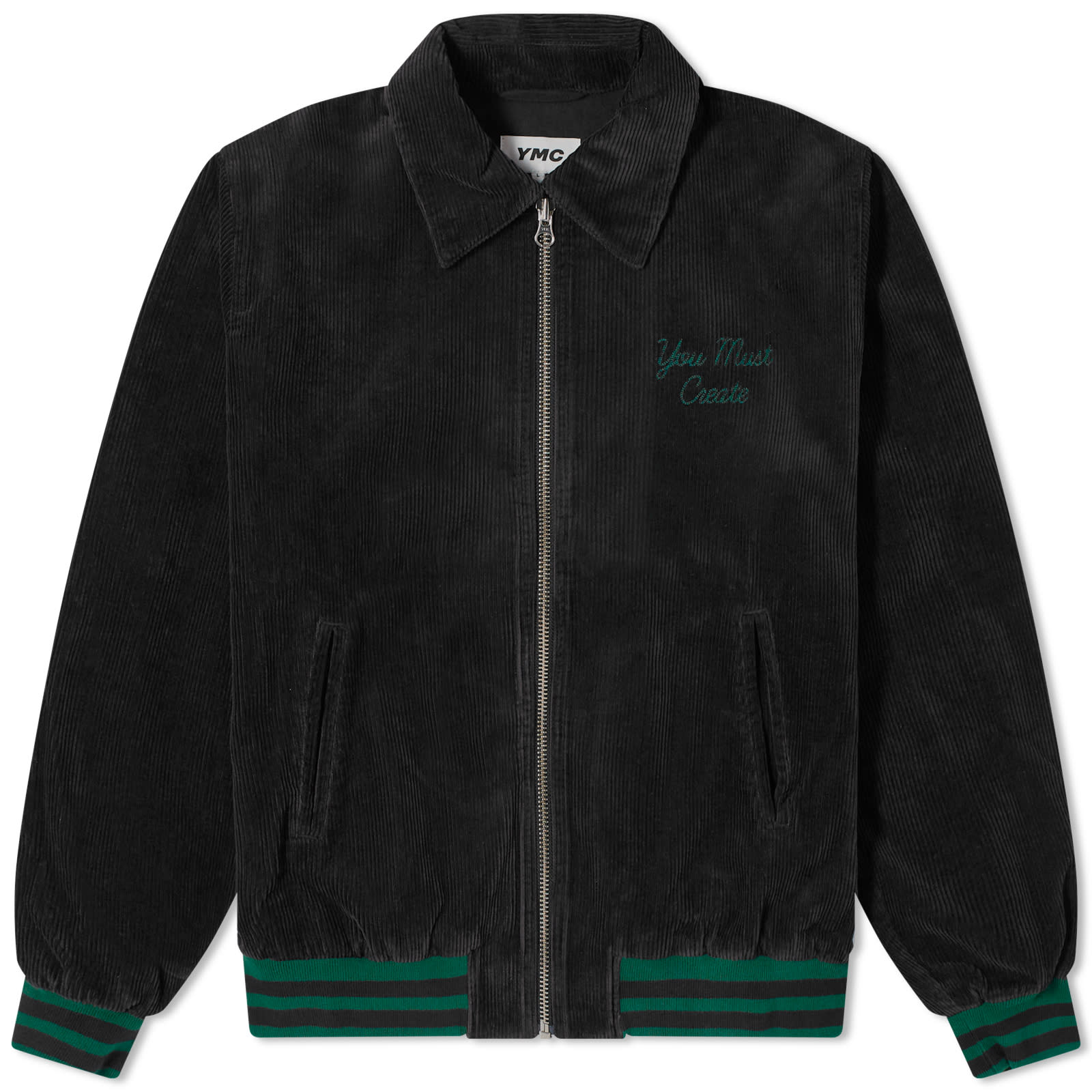 YMC Jets Baseball Jacket Black | END. (US)