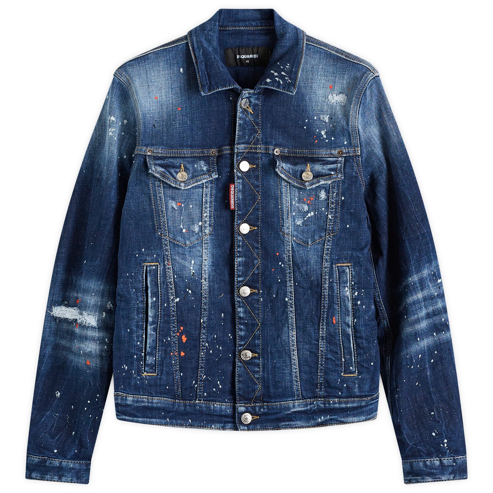 DSquared2 Dan Jean Jacket Navy Blue | END. (AU)