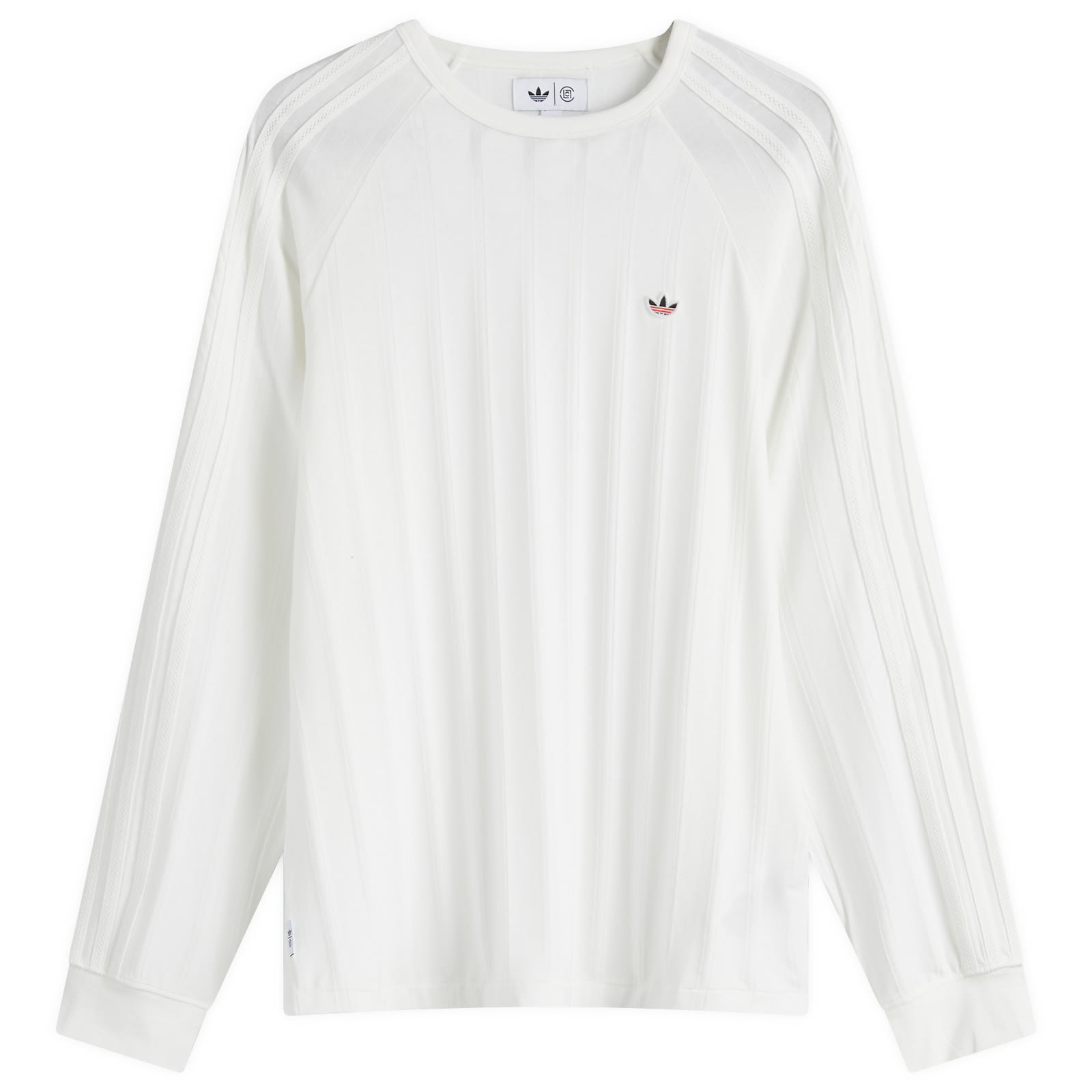 Adidas x Clot Long Sleeved Ribbed T-Shirt Core White | END. (US)