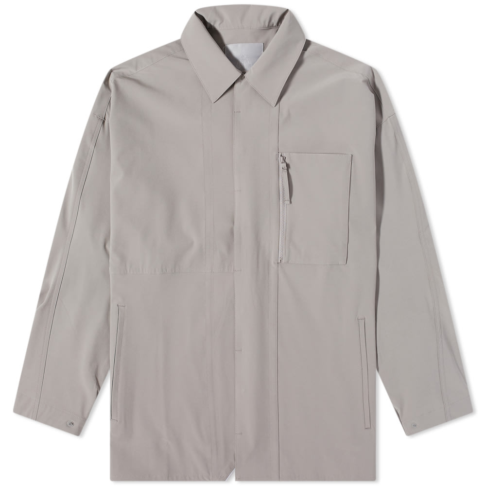 GOOPiMADE D-9S “Divisor” Functional Pocket Shirt Light Grey | END.