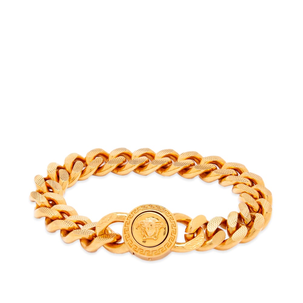Versace 90s Logo Cuffed Bracelet Gold | END. (US)