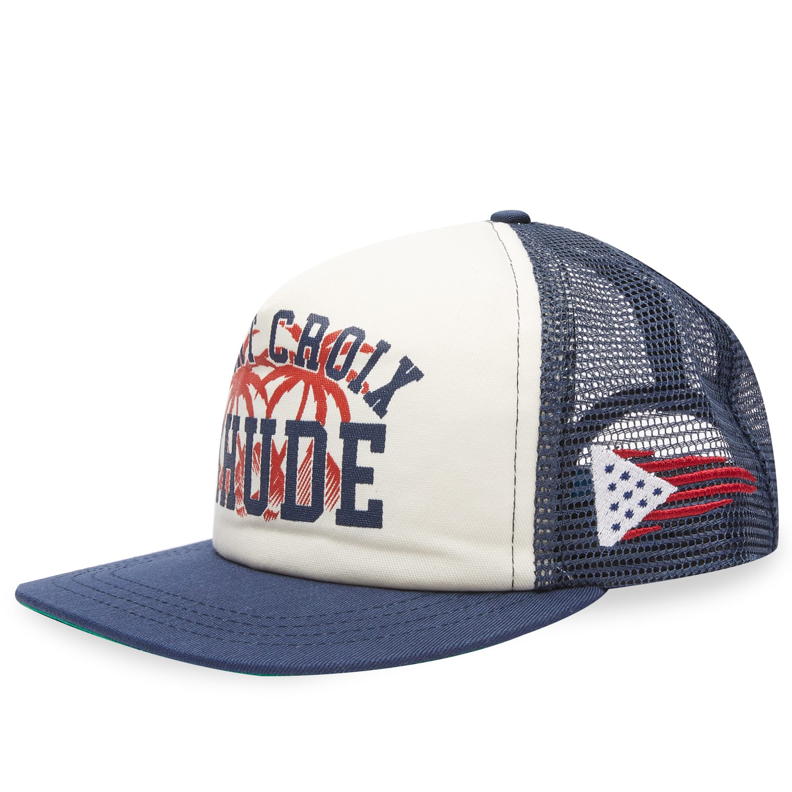Rhude Saint Croix Trucker Hat Black & Ivory | END. (US)