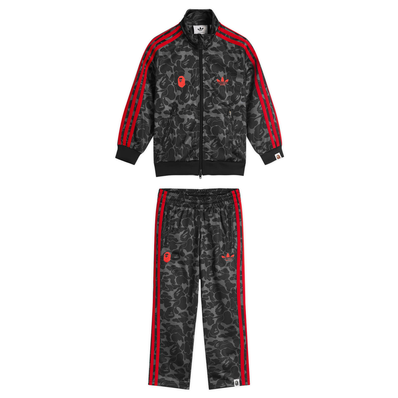 adidas x Bape Kids Firebird Tracksuit Black | END. (US)