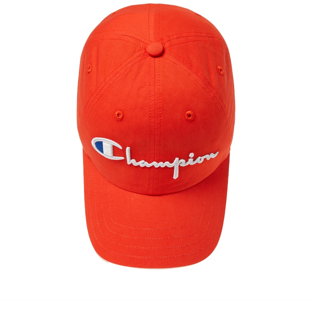Champion Reverse Weave Logo Baseball Cap Red | END. (UK)