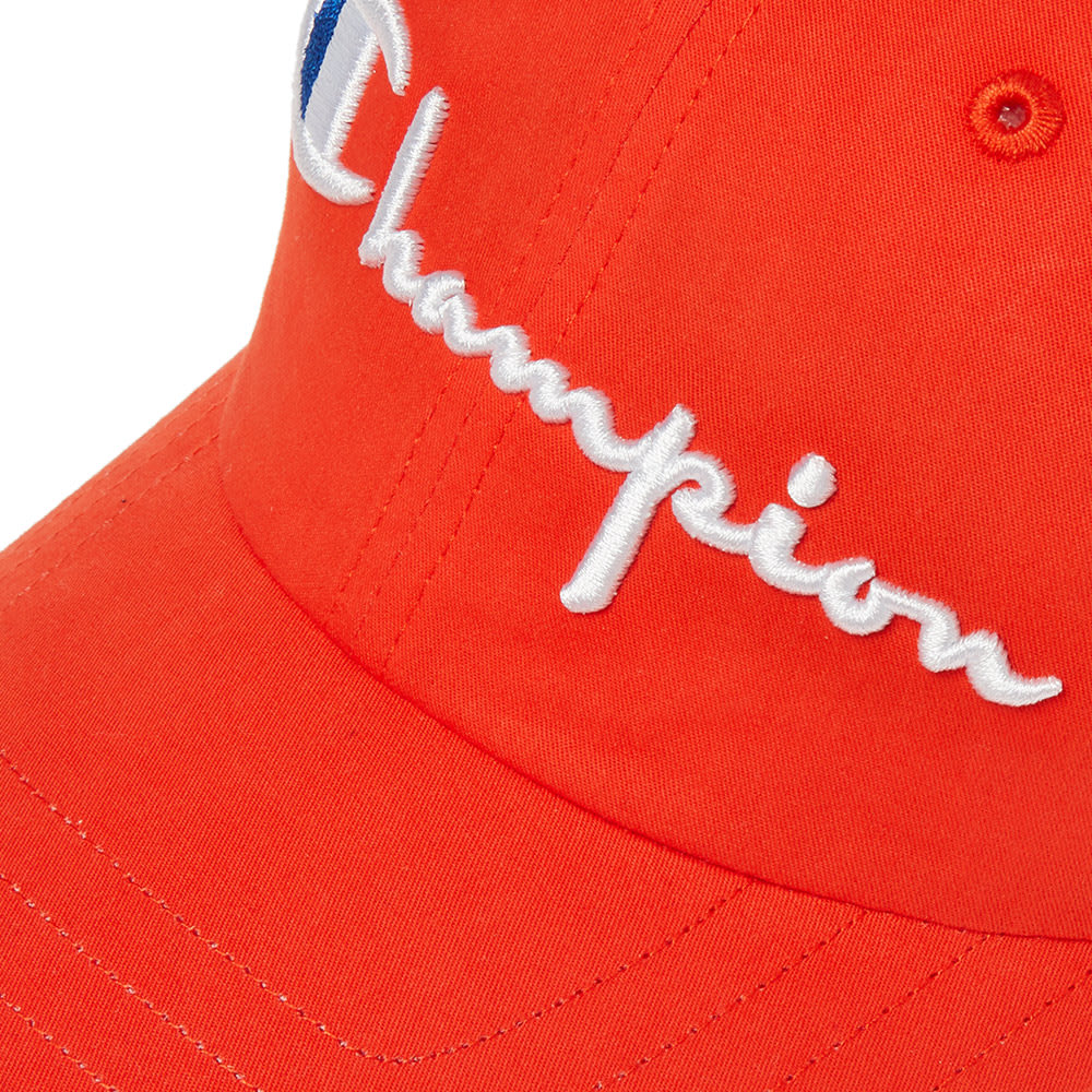 Champion Reverse Weave Logo Baseball Cap Red | END. (UK)
