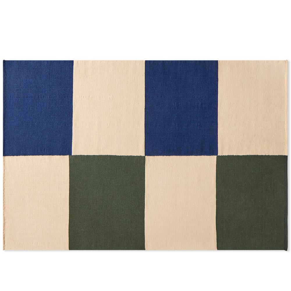 HAY x Ethan Cook Flat Works Rug - 200 x 300cm Peach Green Check | END. (JP)
