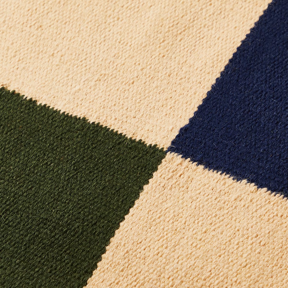 HAY x Ethan Cook Flat Works Rug - 200 x 300cm Peach Green Check | END. (JP)