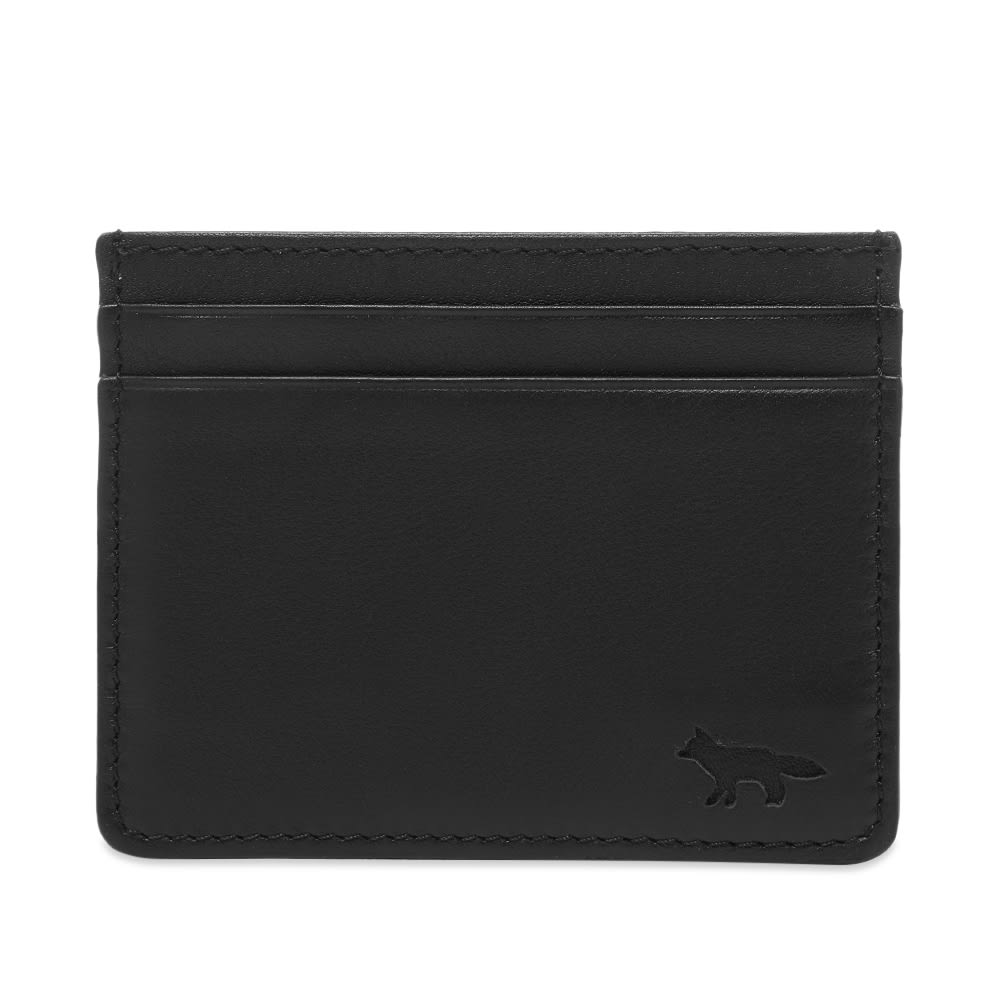 Maison Kitsuné Profile Fox Card Holder Black | END. (US)