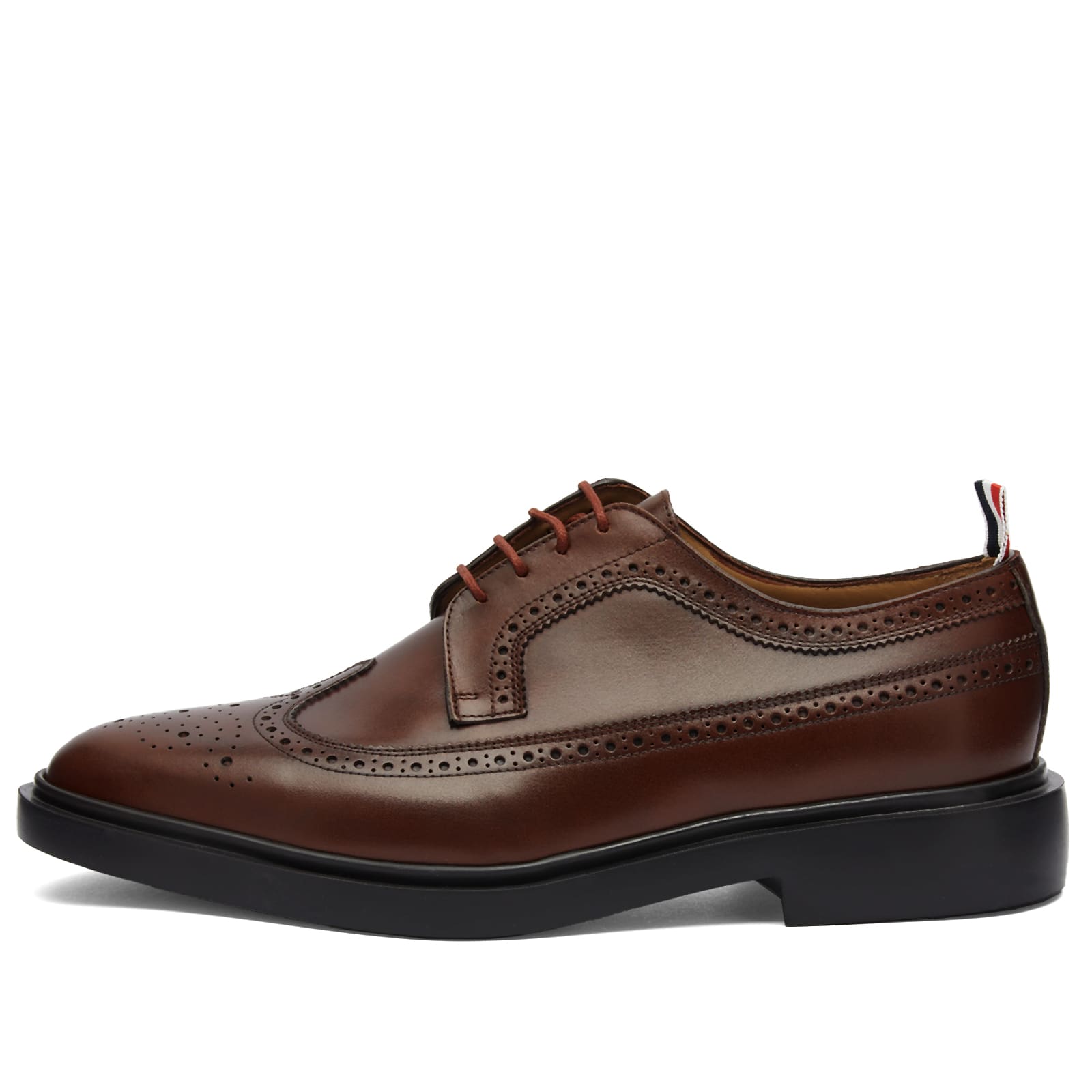 Thom Browne Classic Longwing Brogue Dark Brown | END. (US)