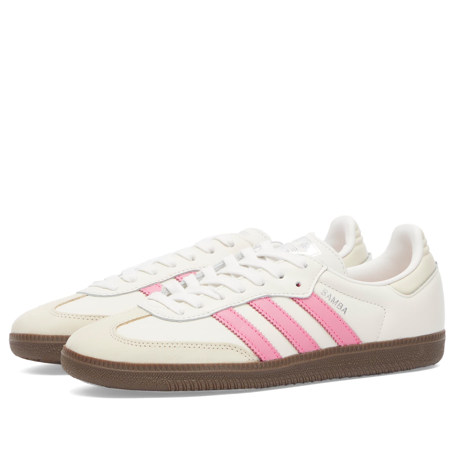 Adidas Samba OG W Cloud White, Lucid Pink & Wonder White | END.
