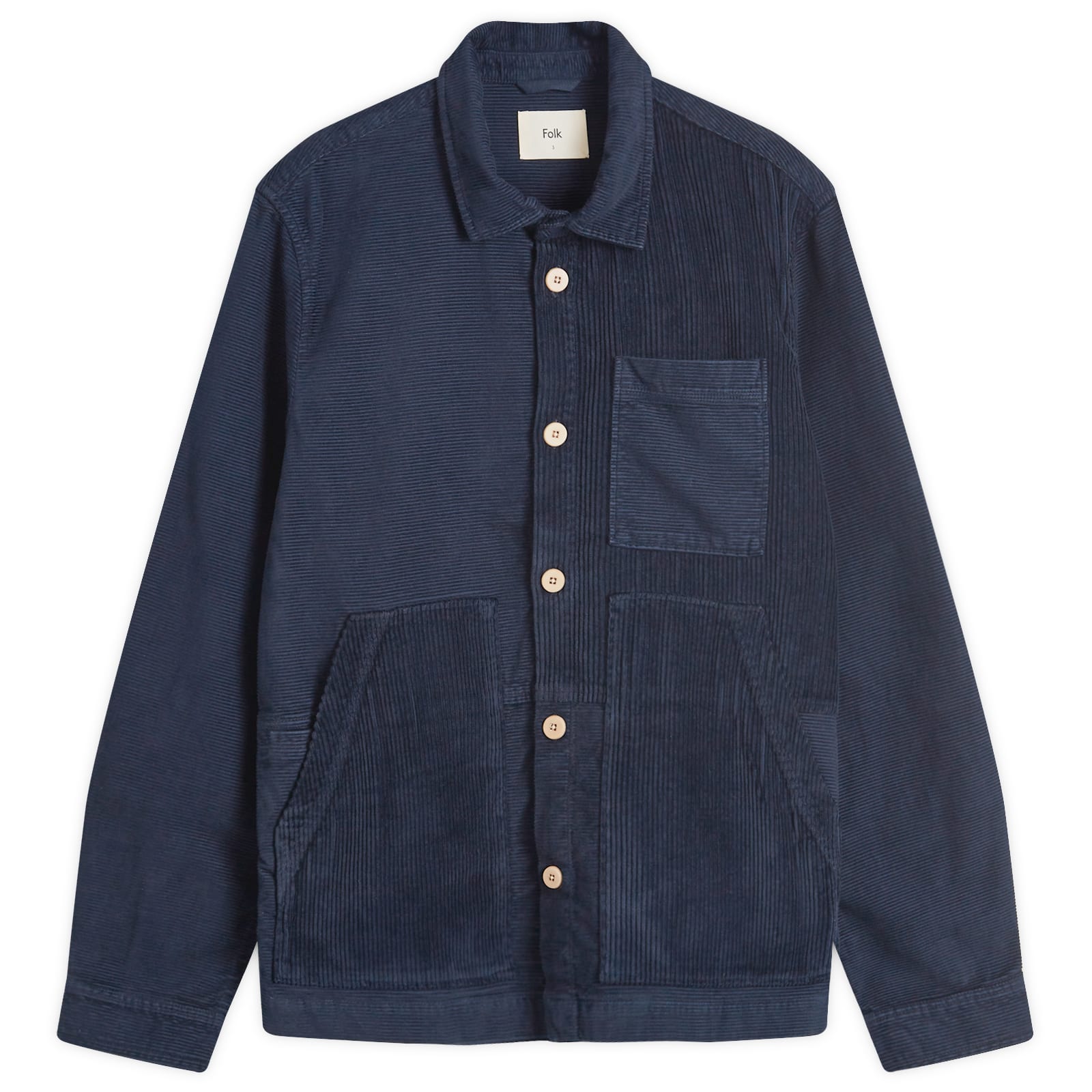 Folk Worker Jacket Navy Cord Mix | END. (AR)