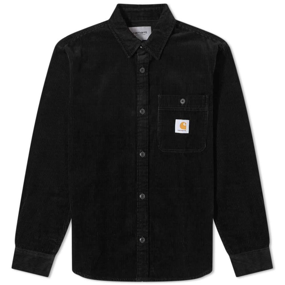 Carhartt WIP Flint Corduroy Overshirt Black | END.