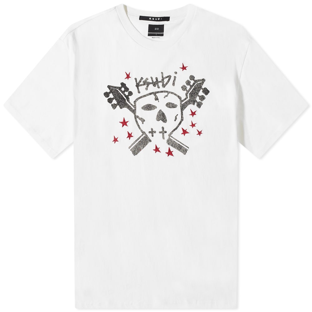 Ksubi Skull Seeing Lines T-Shirt White | END. (US)