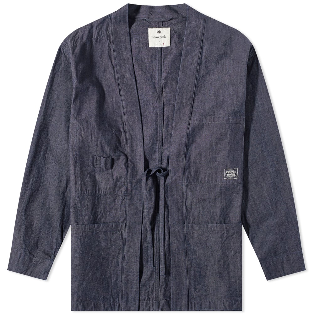 Snow Peak OG Canvas Noragi Jacket Indigo | END. (GB)
