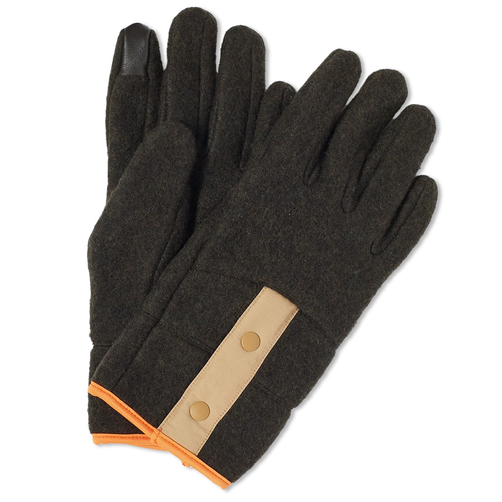 Elmer Gloves Recycled Wool Fleece Glove Khaki | END. (HK)
