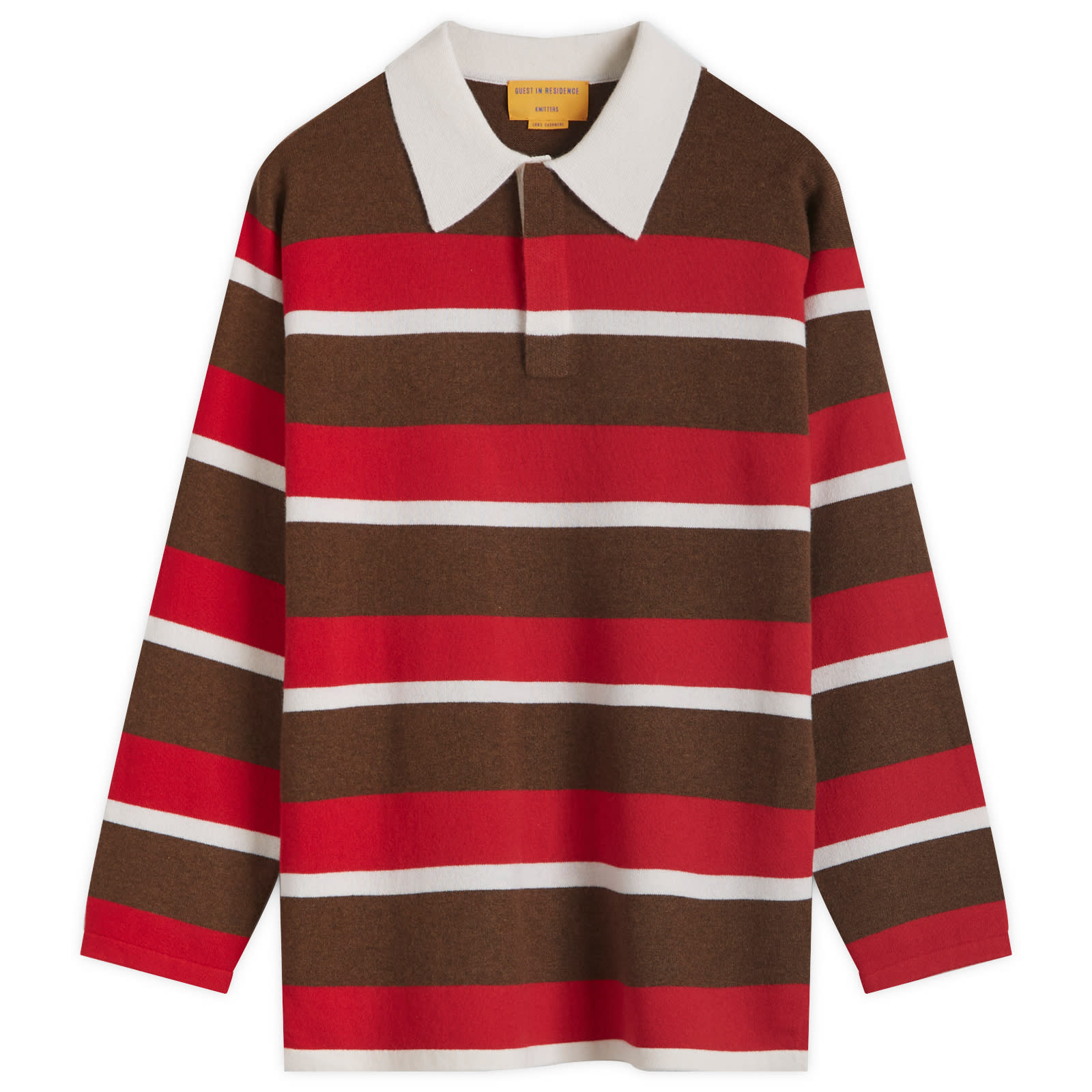 GUEST IN RESIDENCE Striped Rugby Chestnut & True Red Stripe | END. (US)