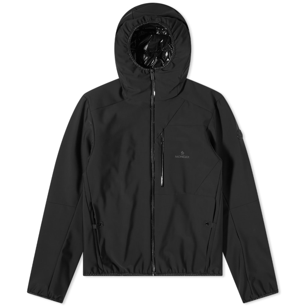 Moncler Kyto Soft Shell Logo Jacket Black | END. (US)