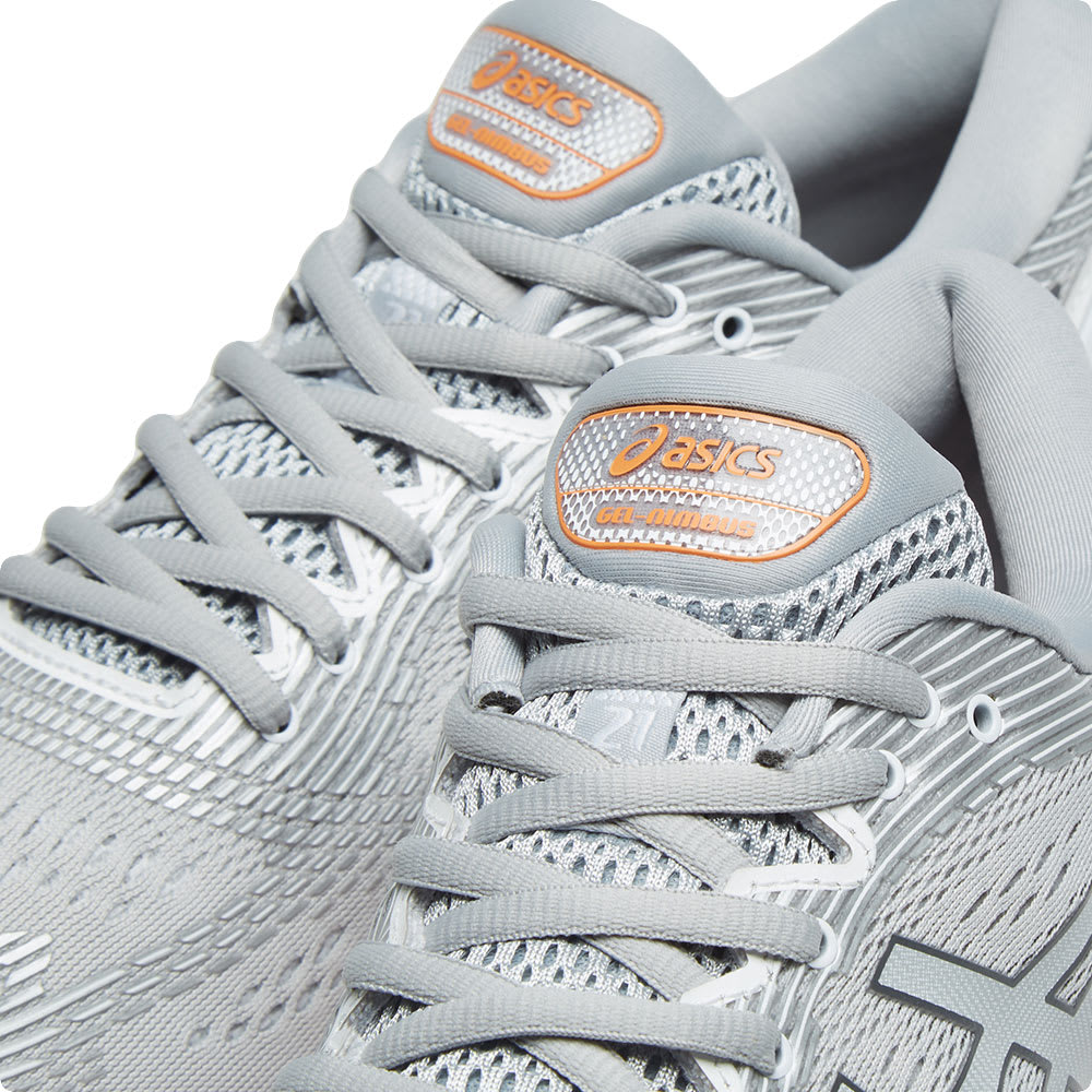 Asics Gel-Nimbus 21 Mid Grey & White | END.