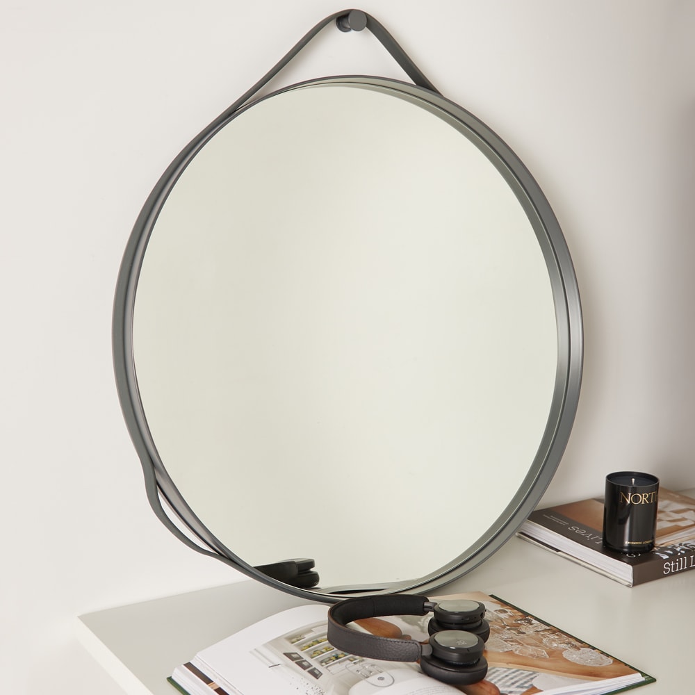 HAY Strap Mirror - 70cm Grey | END.