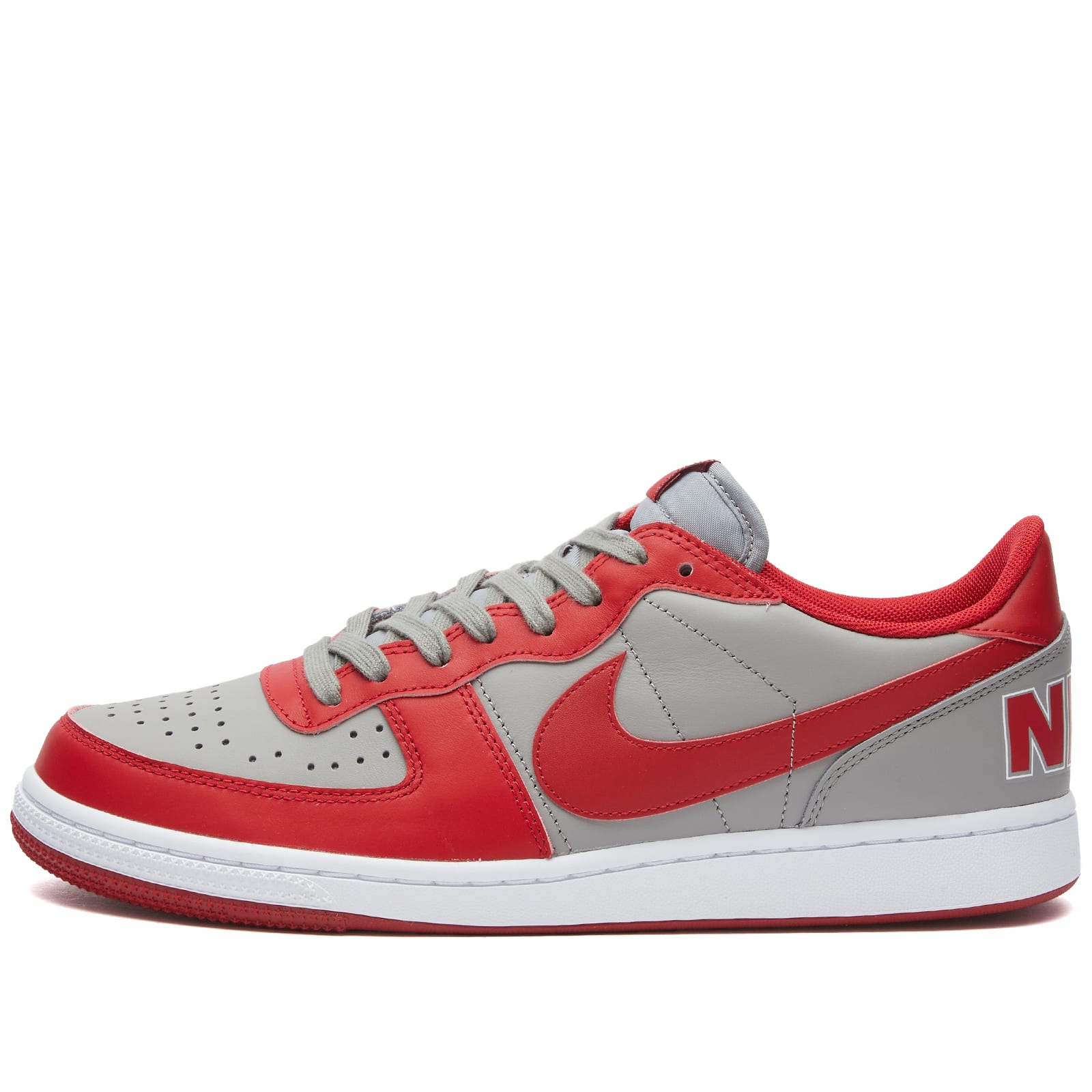 Nike Terminator Low Grey, Varsity Red & White | END. (US)
