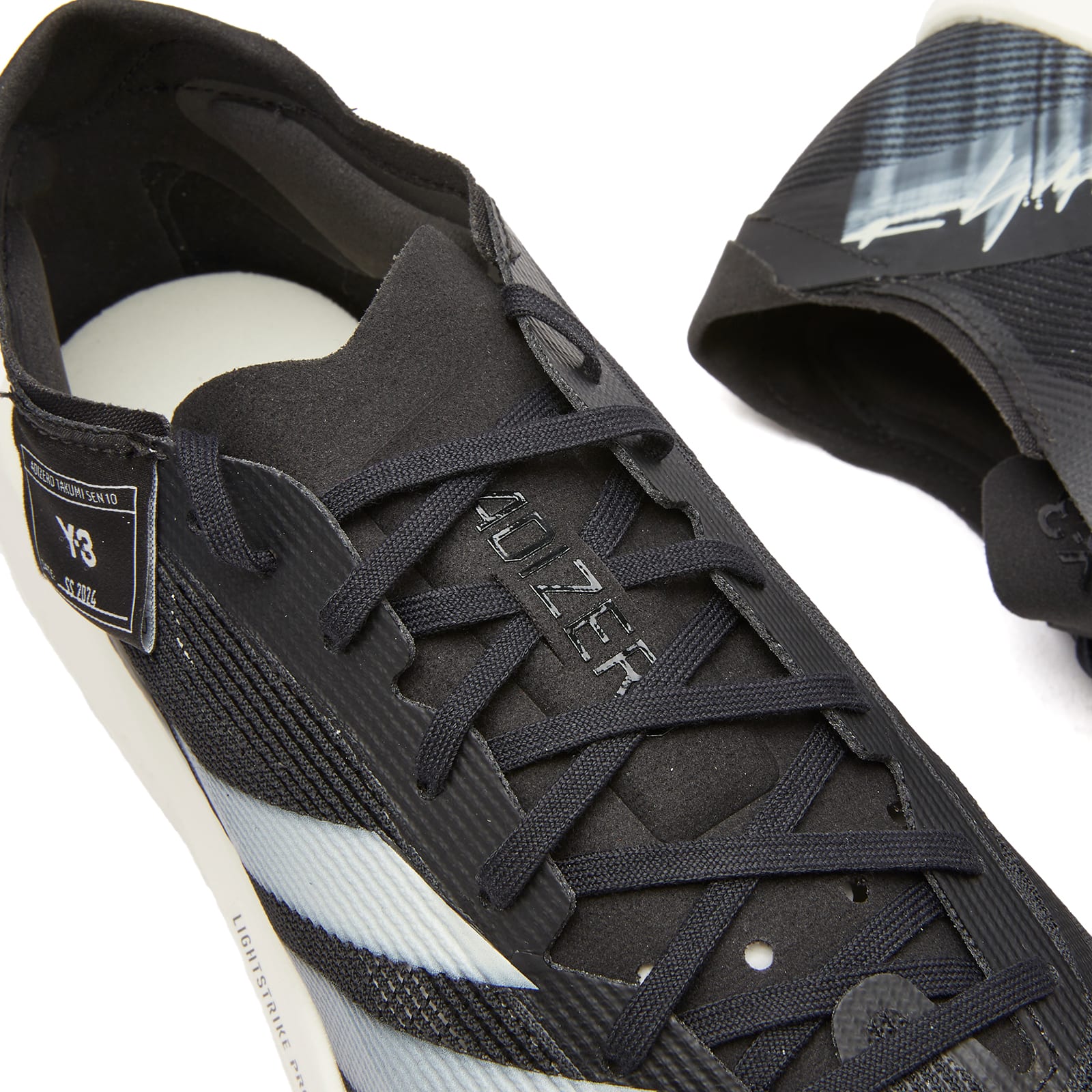 Y-3 Men's TAKUMI SEN 10 Black/Off White - Curated Menswear