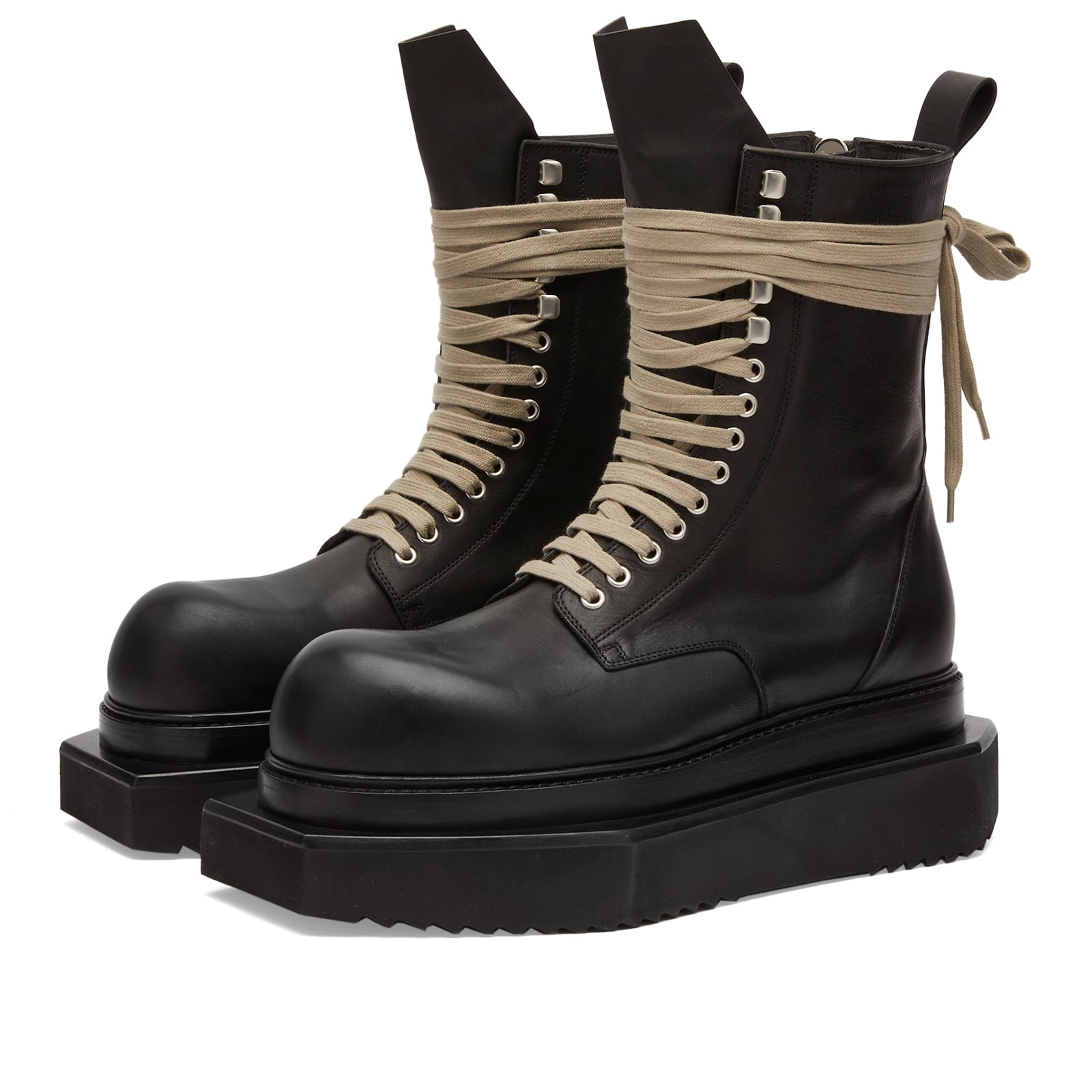 Rick Owens Tubro Cyclops Lace Up Boot Cyclops - Black | END.
