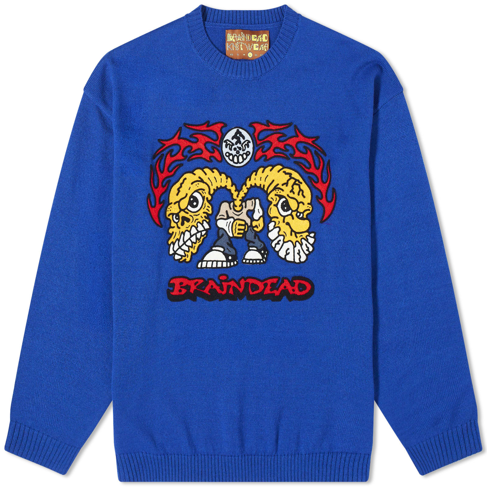 Brain Dead Bonecrusher Jumper Navy | END. (GB)