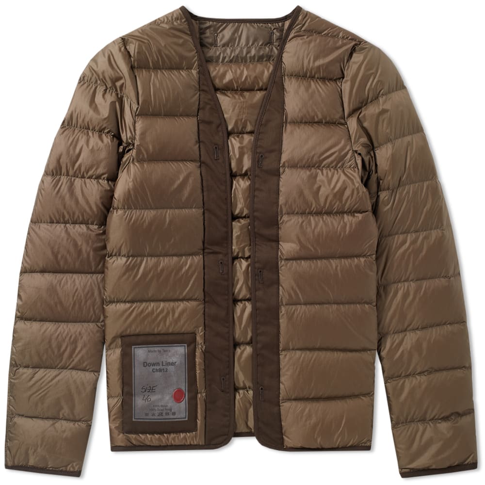 Ten C Nylon Down Liner Olive | END. (US)