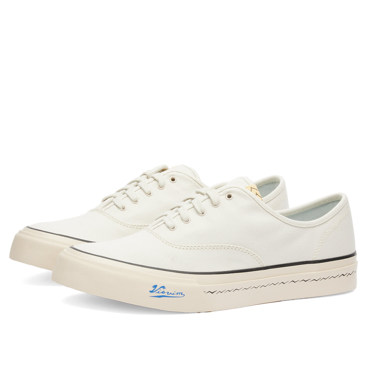 Visvim Logan Deck Lo Canvas Sneaker White | END.