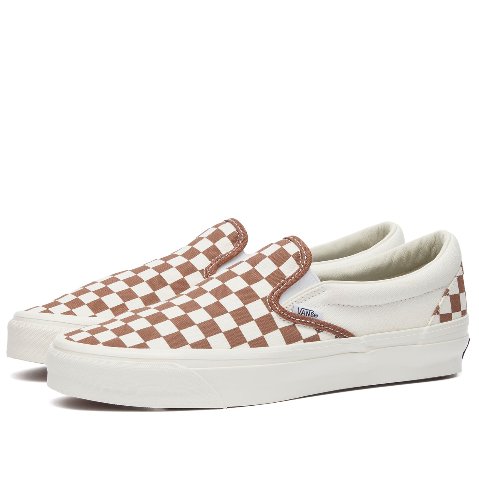 Vans Slip-On Reissue 98 Lx Checkerboard Coffee | END.