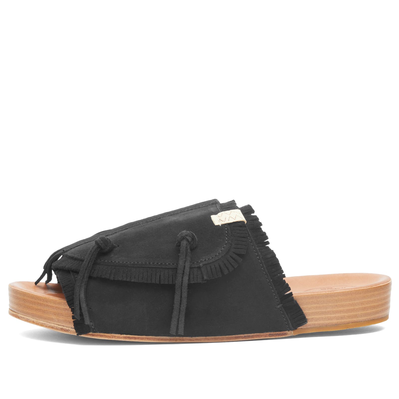 Visvim Christo Shaman Folk Sandals Black | END. (GB)