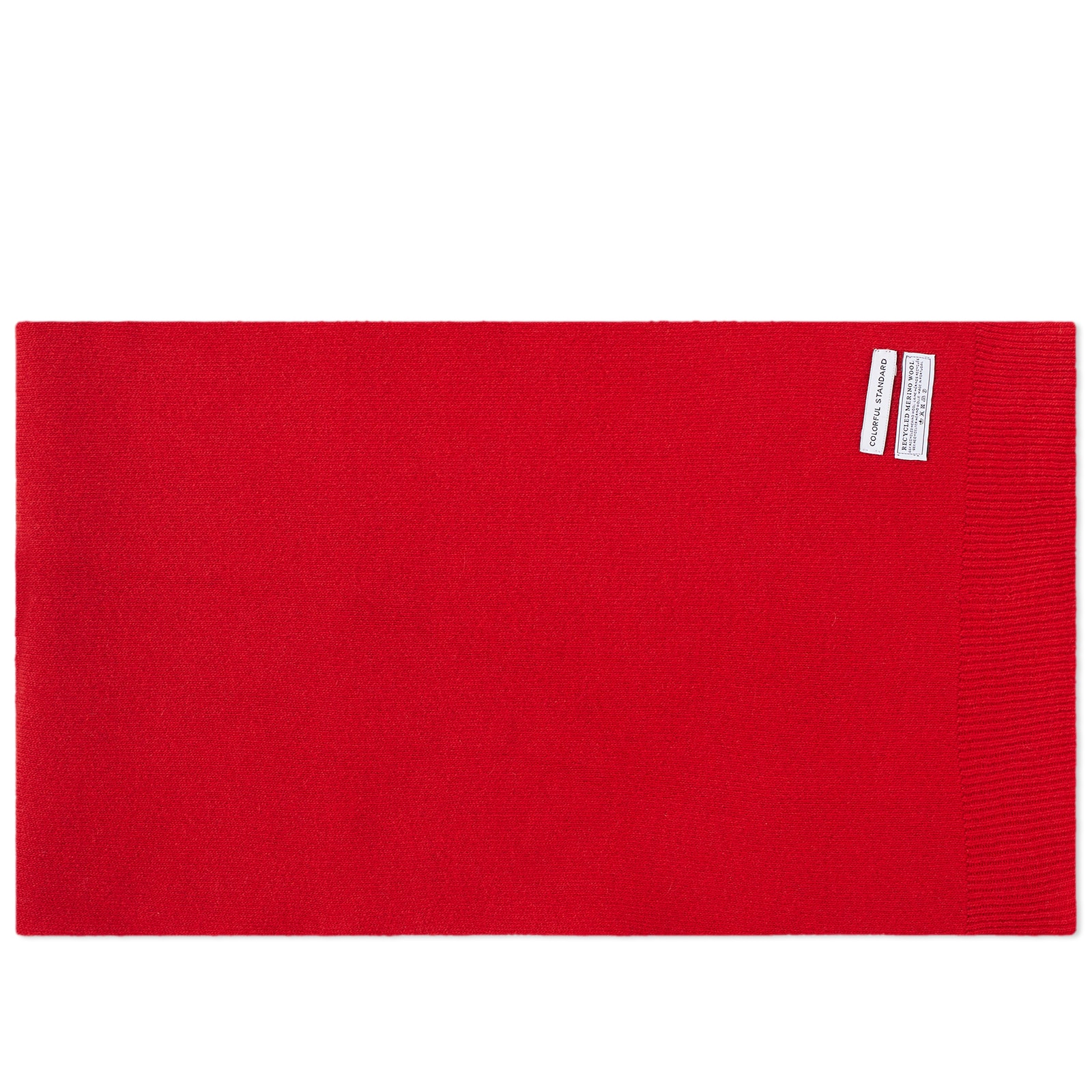 Colorful Standard Merino Wool Scarf Scarlet Red | END. (GB)