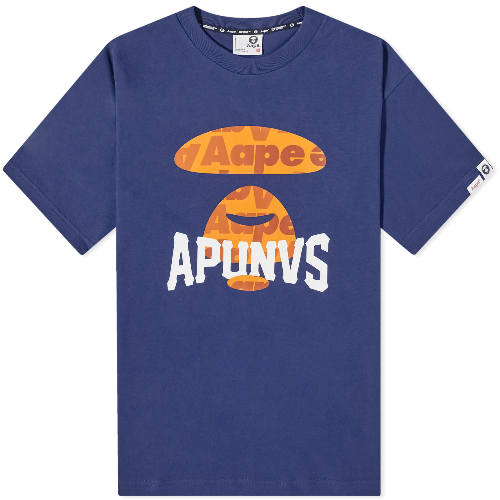 AAPE Street Baseball Universe T-Shirt Navy | END. (US)