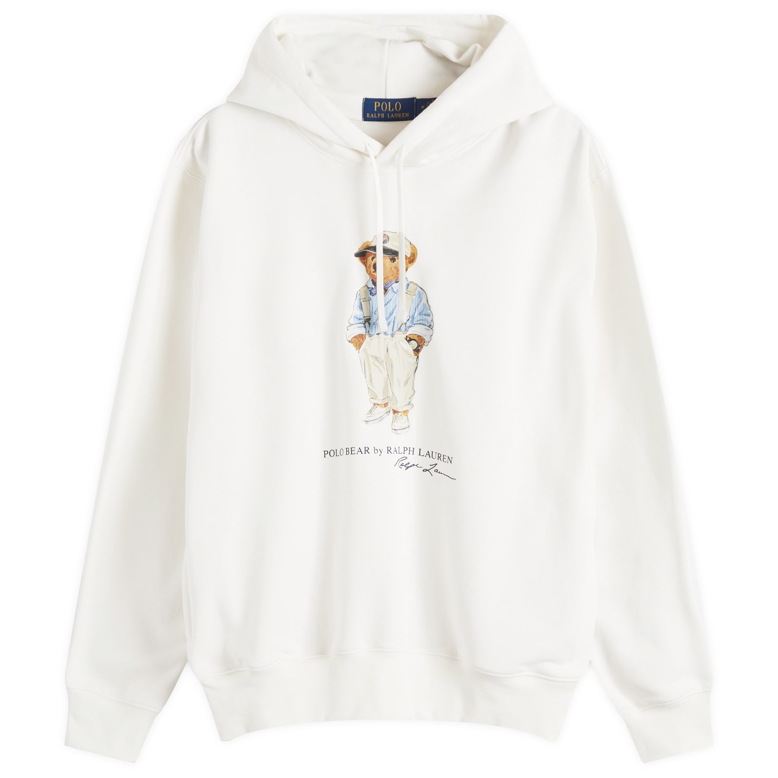 Polo Ralph Lauren Hemingway Bear Hoodie Deckwash White | END. (JP)