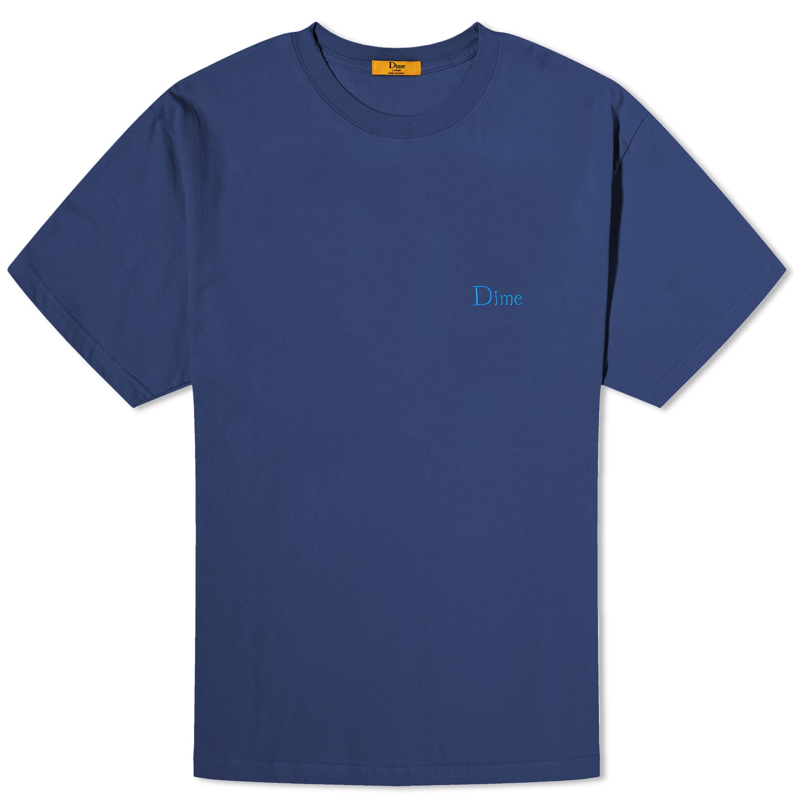 Dime Classic Small Logo T-Shirt Navy | END. (US)