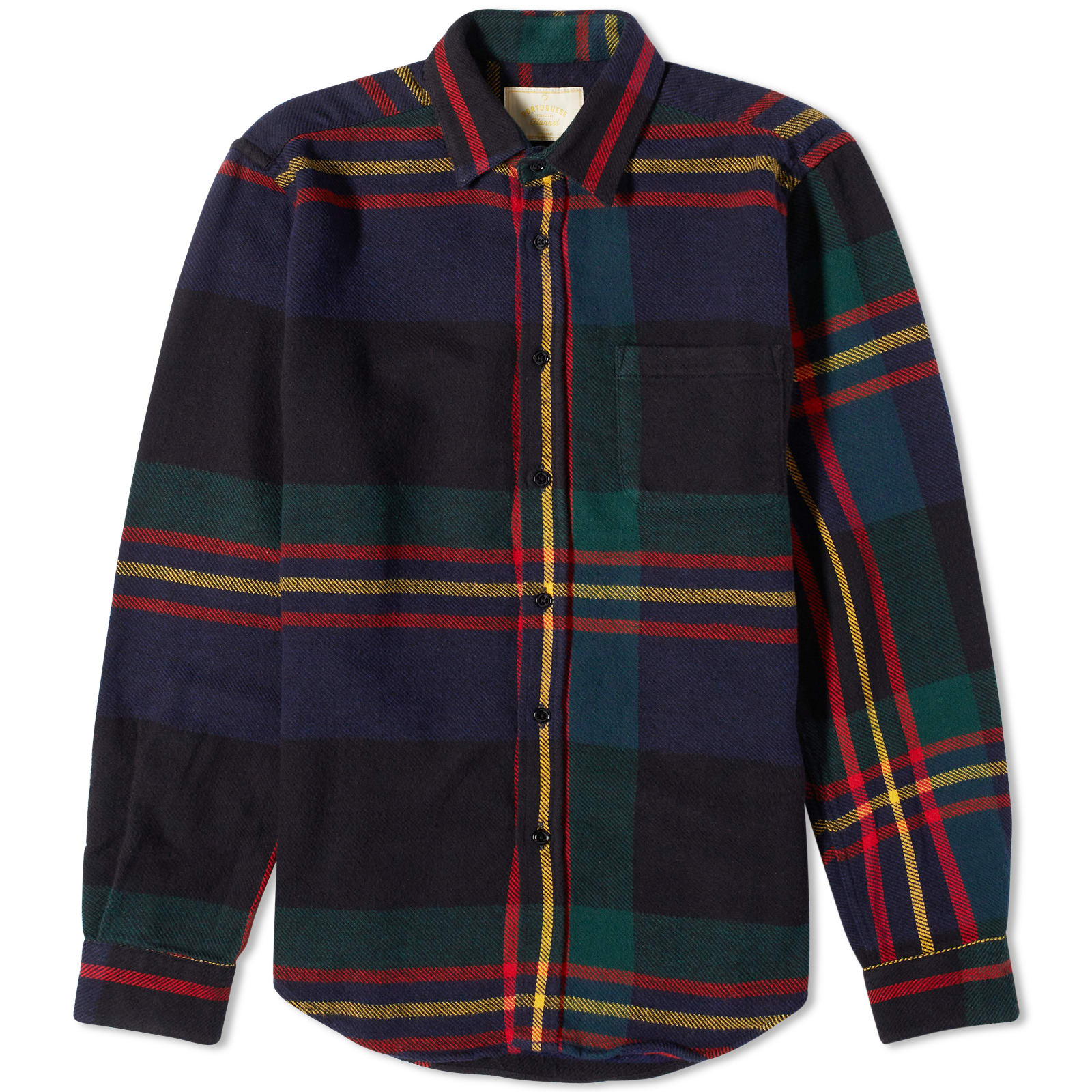 Portuguese Flannel Room Check Shirt Multi | END. (US)