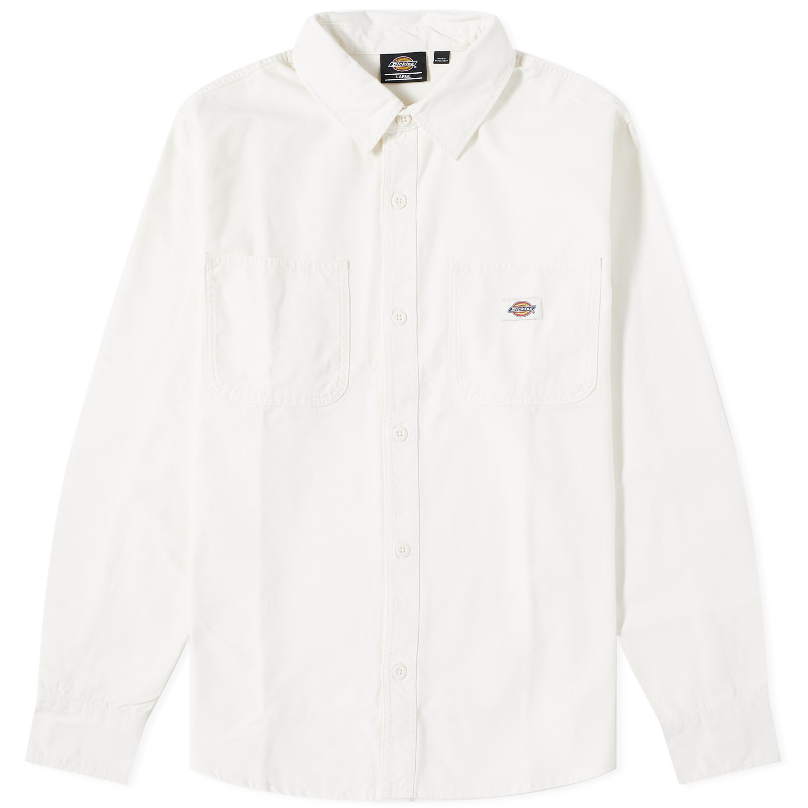 Dickies Duck Canvas Overshirt Stone Washed Cloud End Ar