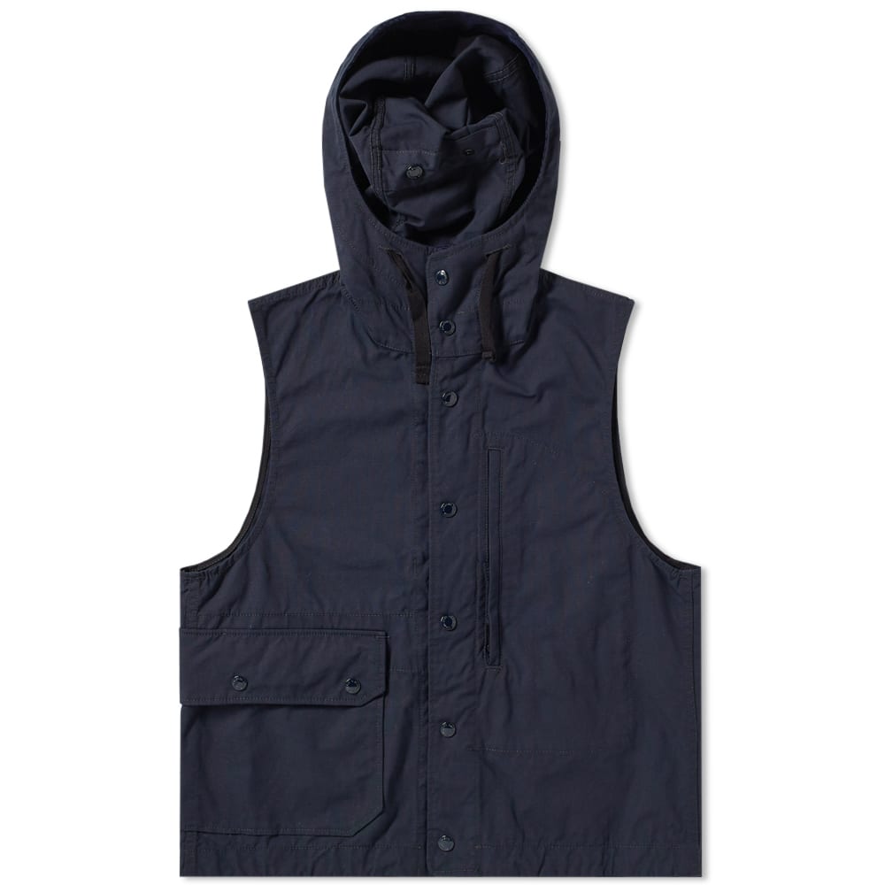 Engineered Garments Field Vest Dark Navy Nyco Ripstop | END. (KR)