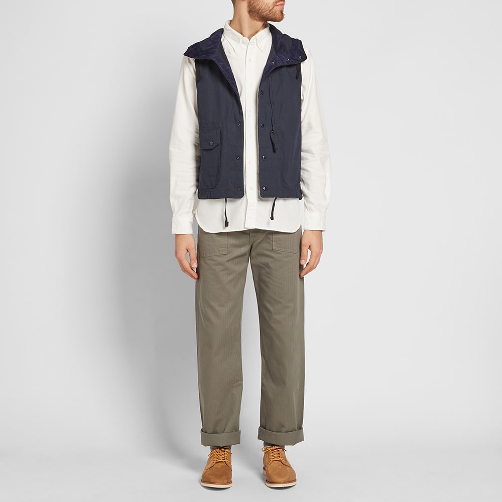 Engineered Garments Field Vest Dark Navy Nyco Ripstop | END. (KR)