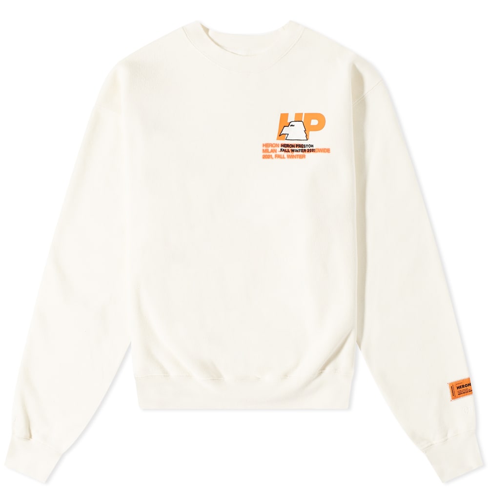 Heron Preston Regular Crewneck HP Eagle Sweat Cream | END. (Global)