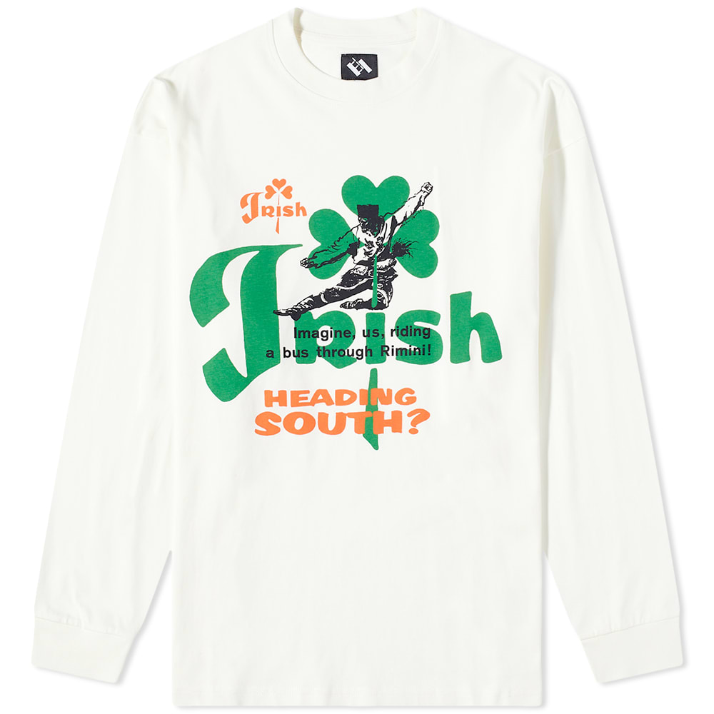 The Trilogy Tapes Long Sleeve Irish T-Shirt White | END. (US)