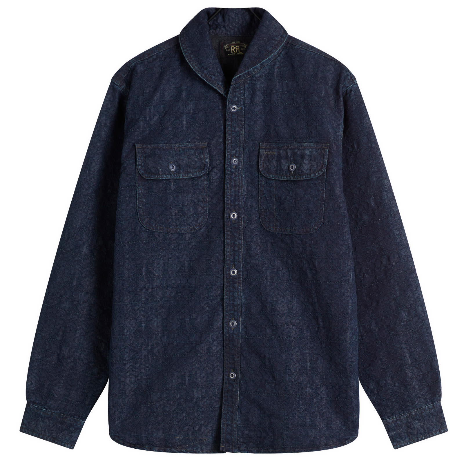 RRL Shawl Collar Sport Shirt Indigo | END. (GB)