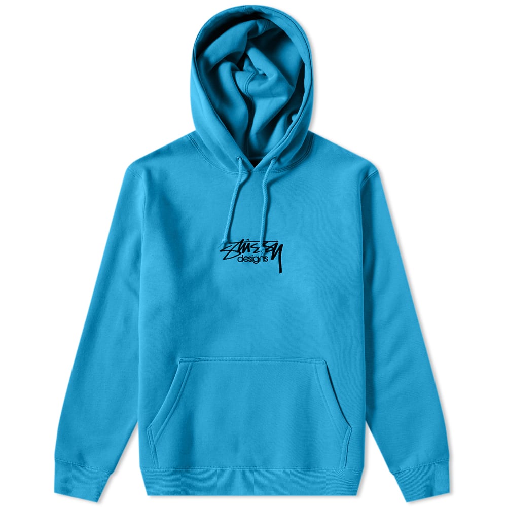 Stussy Design Applique Hoody Ocean | END.