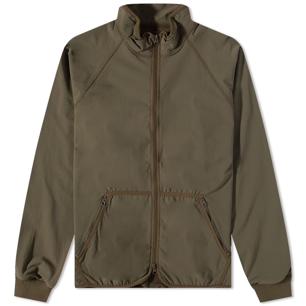 Beams Plus Jersey Back Fleece Jacket Olive | END.