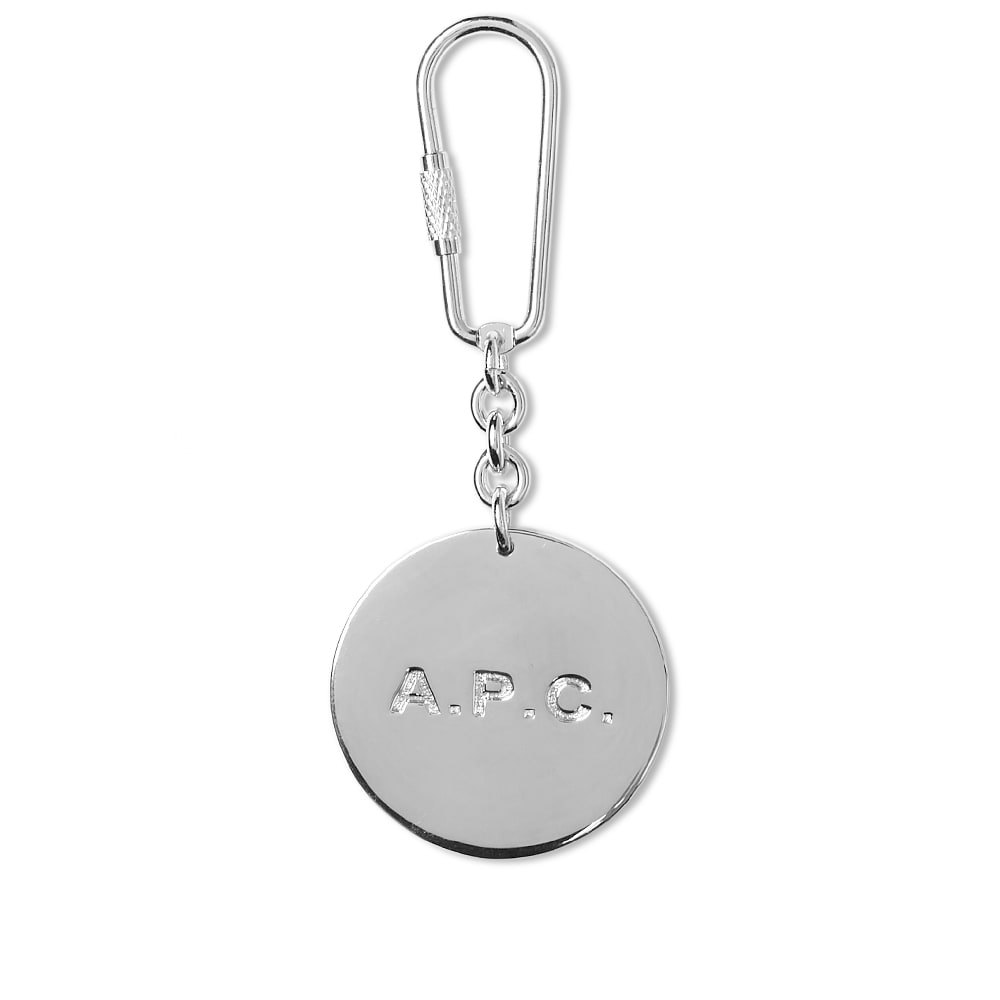 A.P.C. Adrien Keyring Silver | END. (AR)