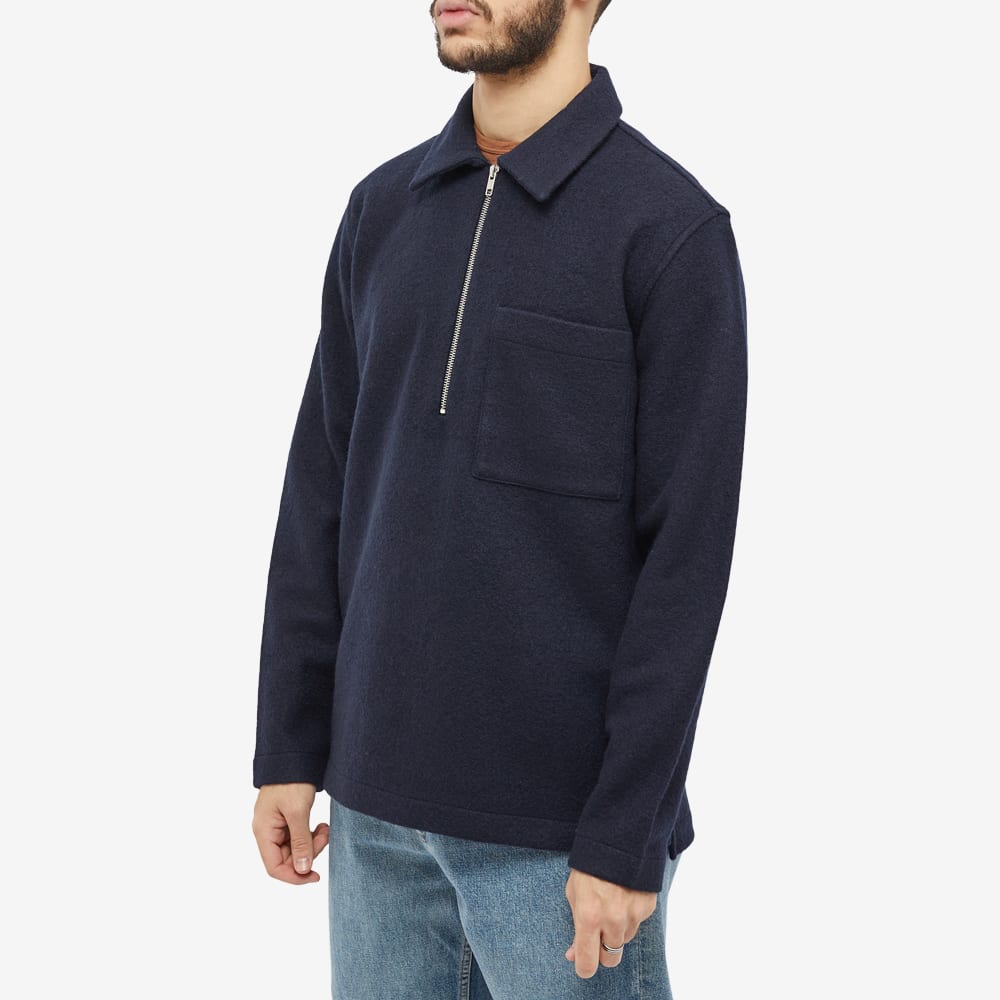 NN07 Ivan Half Zip Navy Blue | END. (AU)
