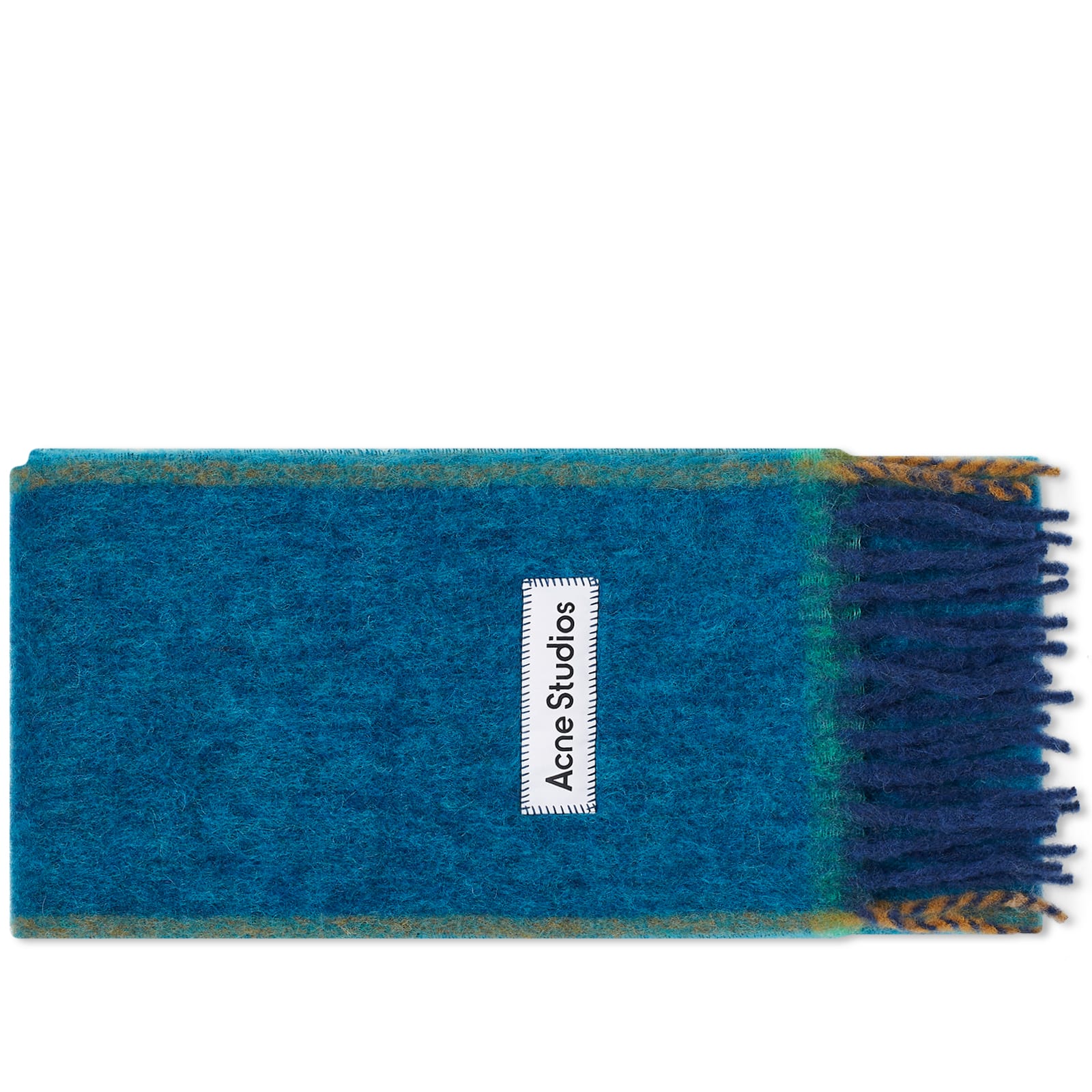 Acne Studios Vally Solid Scarf Turquoise Blue | END. (US)